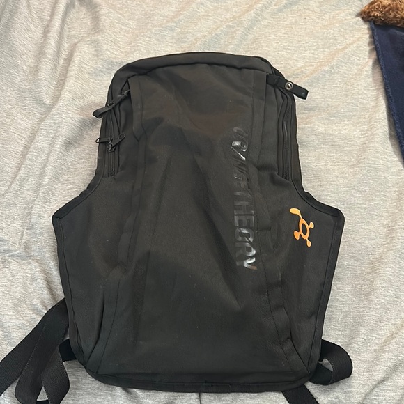 Orangetheory | Bags | Orangetheory Black And Orange Backpack Sleek ...
